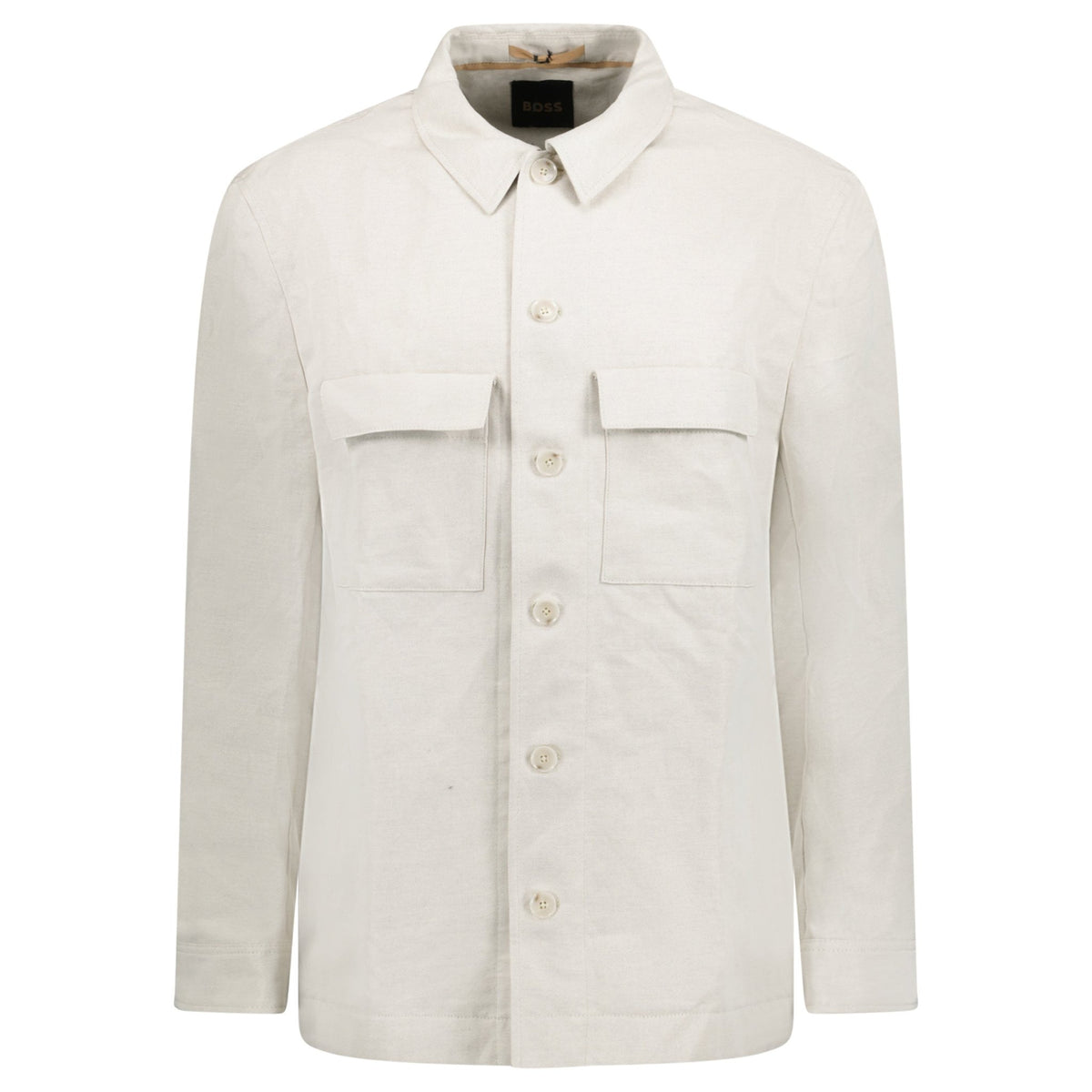 Hugo Boss Corvin Button Up Overshirt White - Outlet Sale Always Under ...