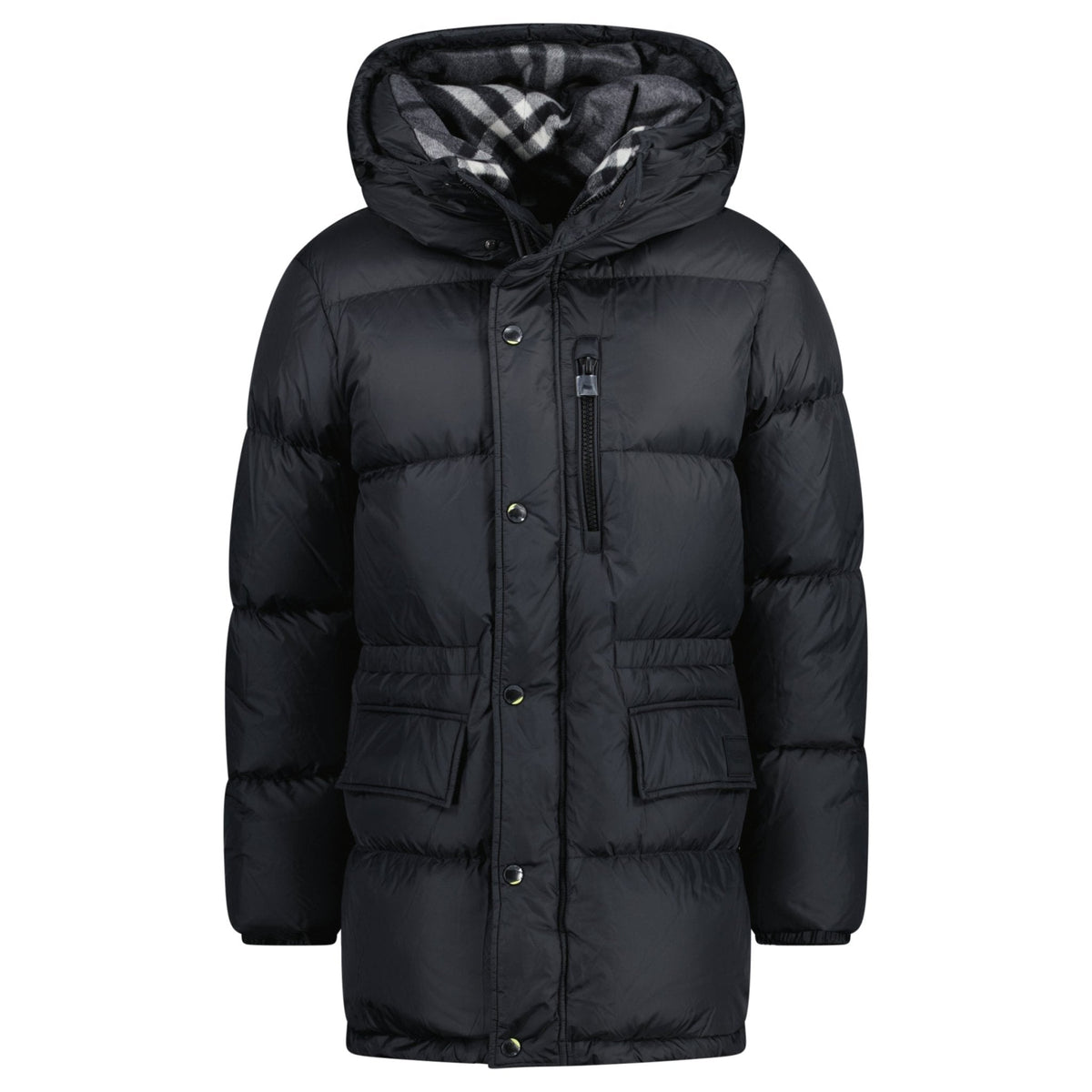 Burberry Haworth Mid Length Down Puffer Jacket Black – Boinclo