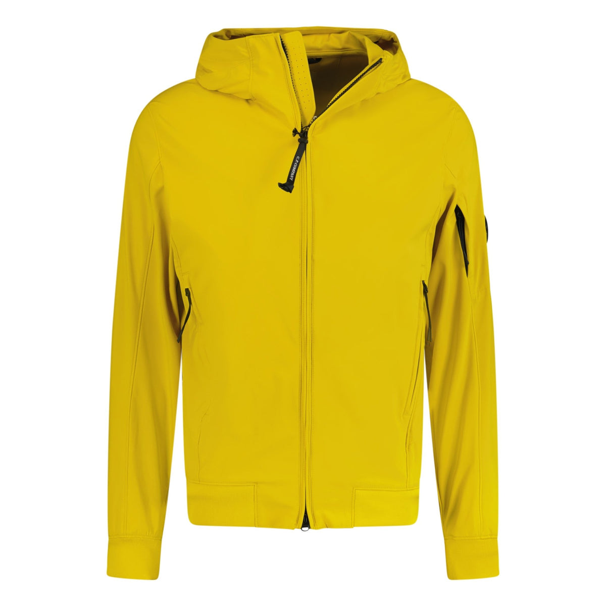 CP Company CP Company Softshell Hooded Arm Lens Jacket Yellow - Outlet ...