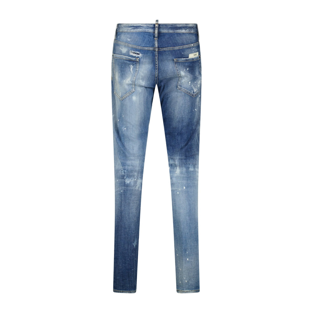 DSquared2 DSquared2 'Cool Guy' Paint Splatter Slim Fit Jeans Blue ...