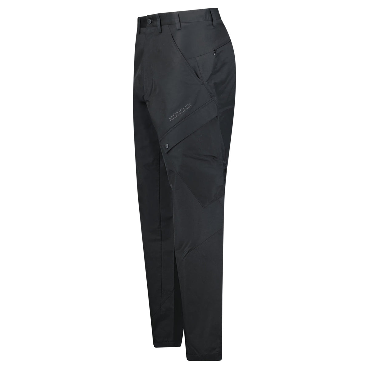 Moncler Cargo Writing Logo Trousers Black - Outlet Sale Always Under ...