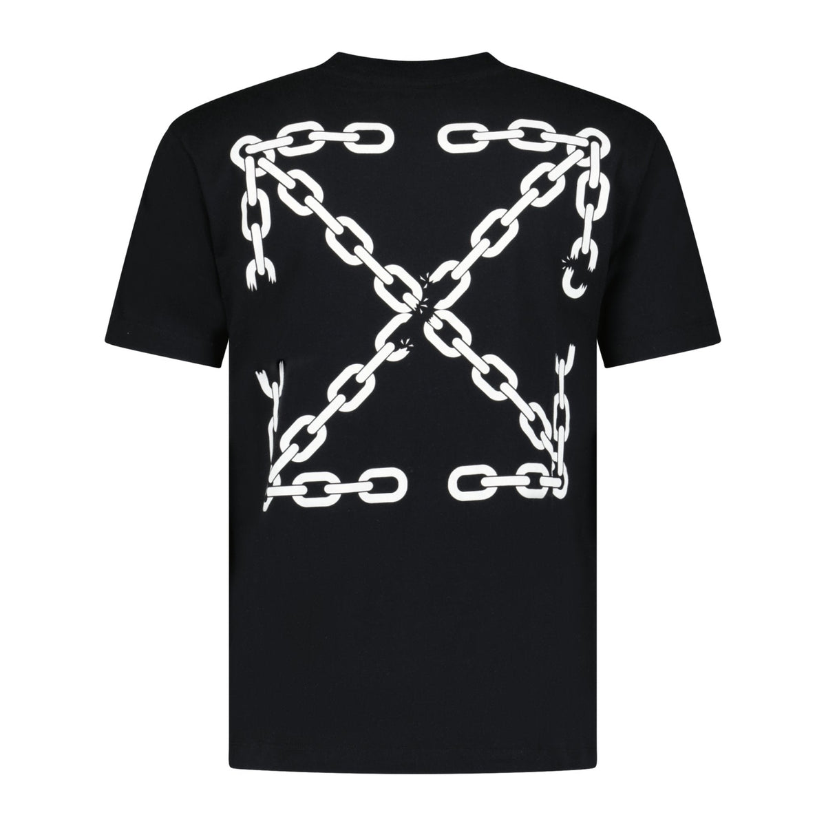 Off-White Chain Logo T-Shirt Black - Outlet Sale Always Under Retail ...