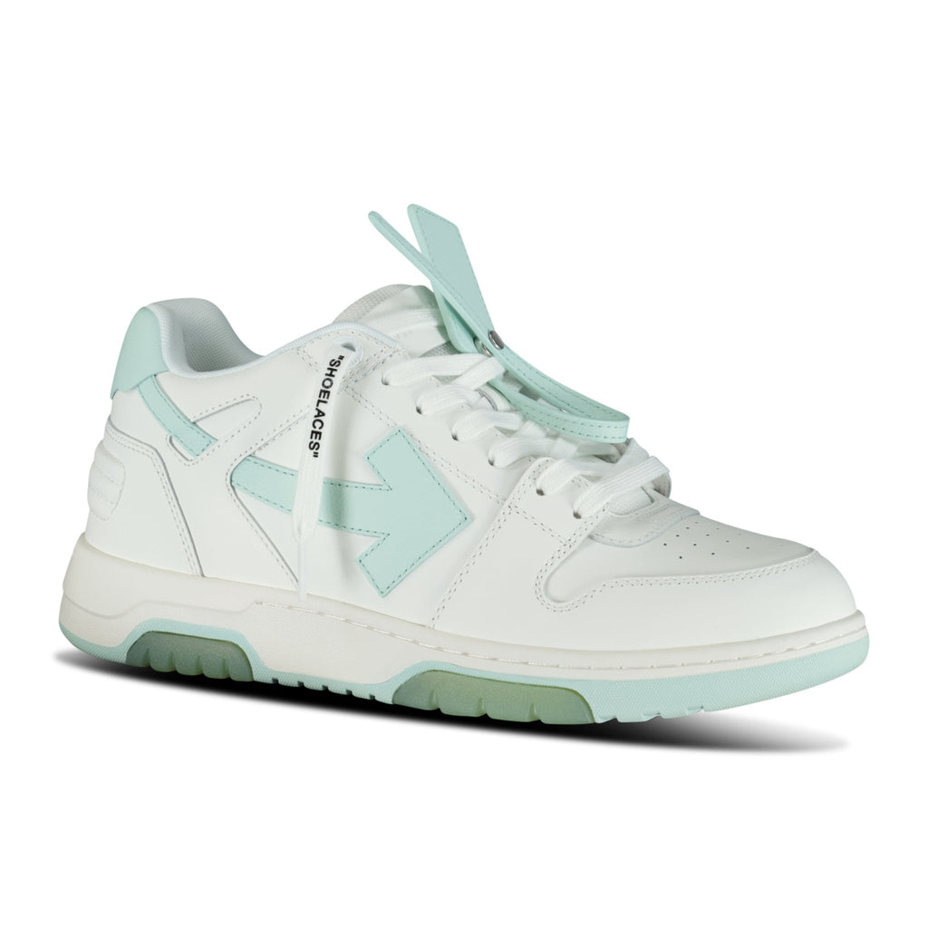 Off-White Out Of Office Low Top Trainers White & Mint | Boinclo ltd ...