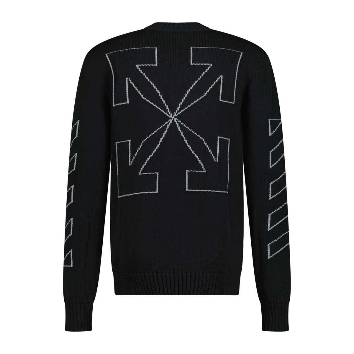 Off-White Off-White Knitted Jumper Black - Outlet Sale Always Under ...
